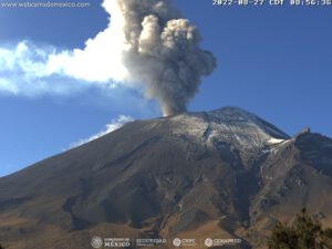 Popocatepetl eruptiert Vulkanasche im August - Vulkane Net Newsblog
